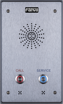 Fanvil-i12-N-02 2 Button Intercom - Yellowgrid